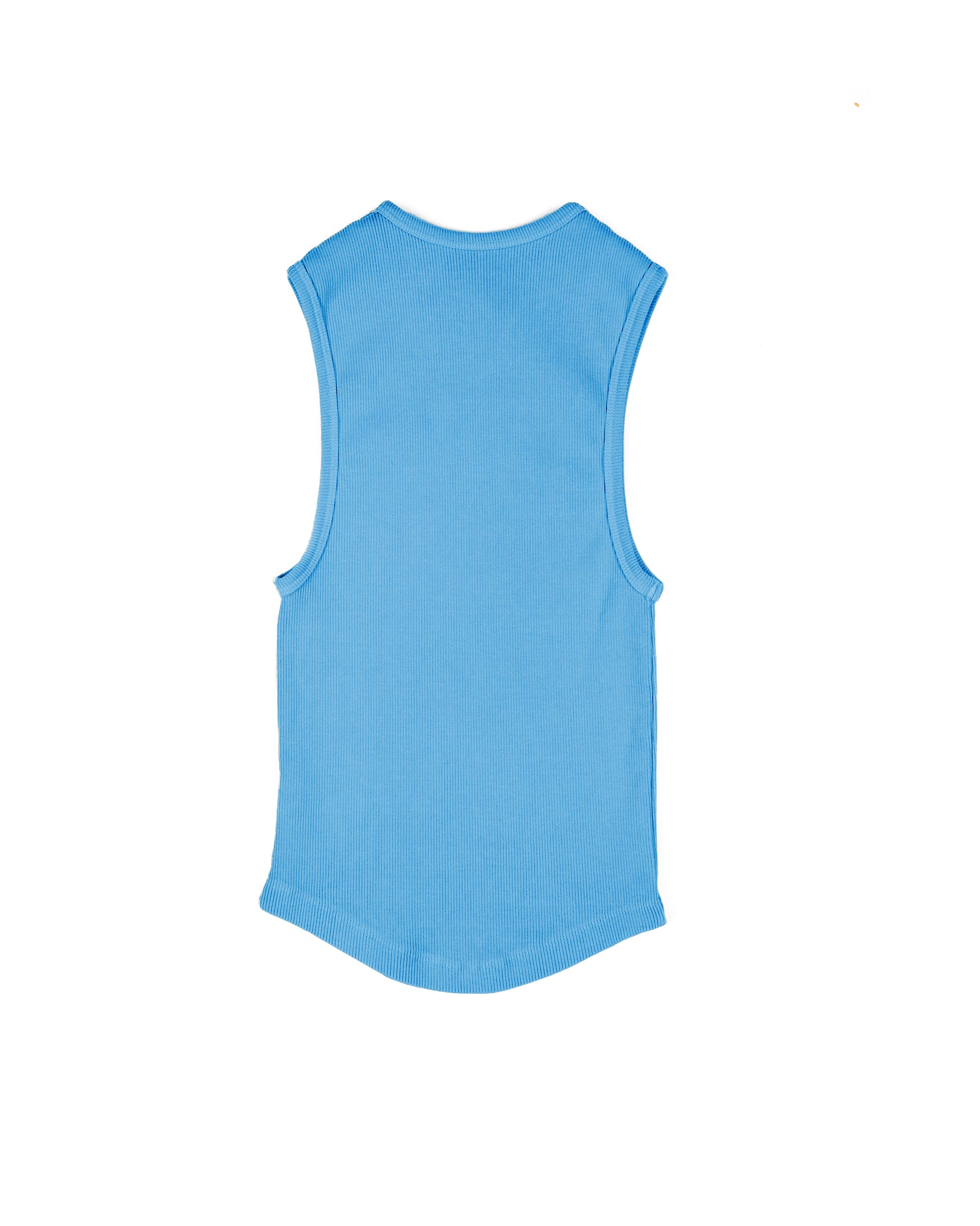 Scallop Rib Tank Top: Modern Cotton Comfort – ARIKO LA